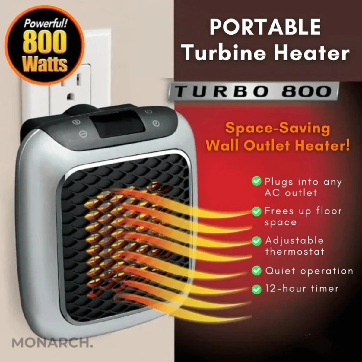 HeatWave™ - Wall Mounted Portable Heater